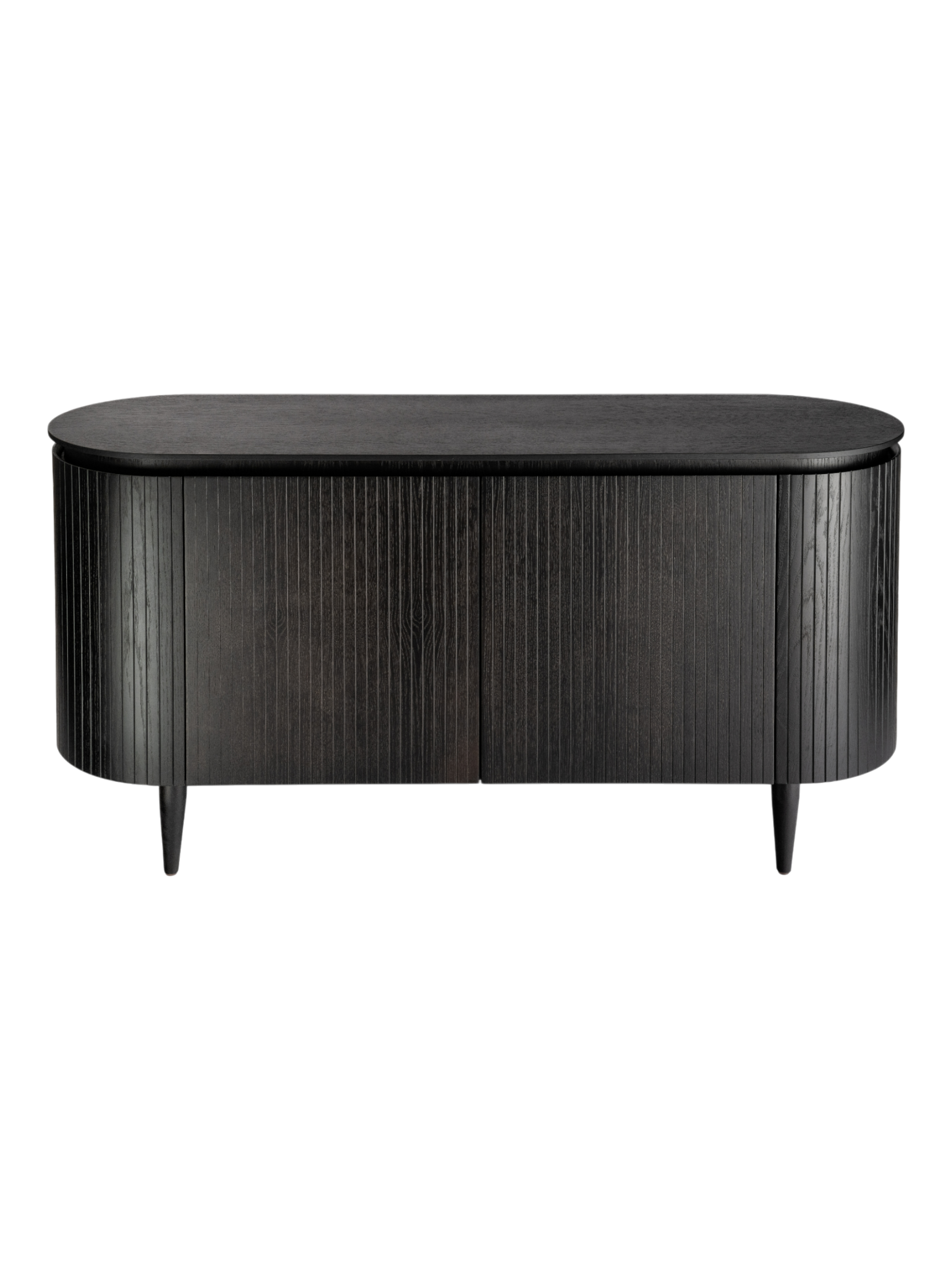 Malmo 4 Door Sideboard – Black – Home Gallery