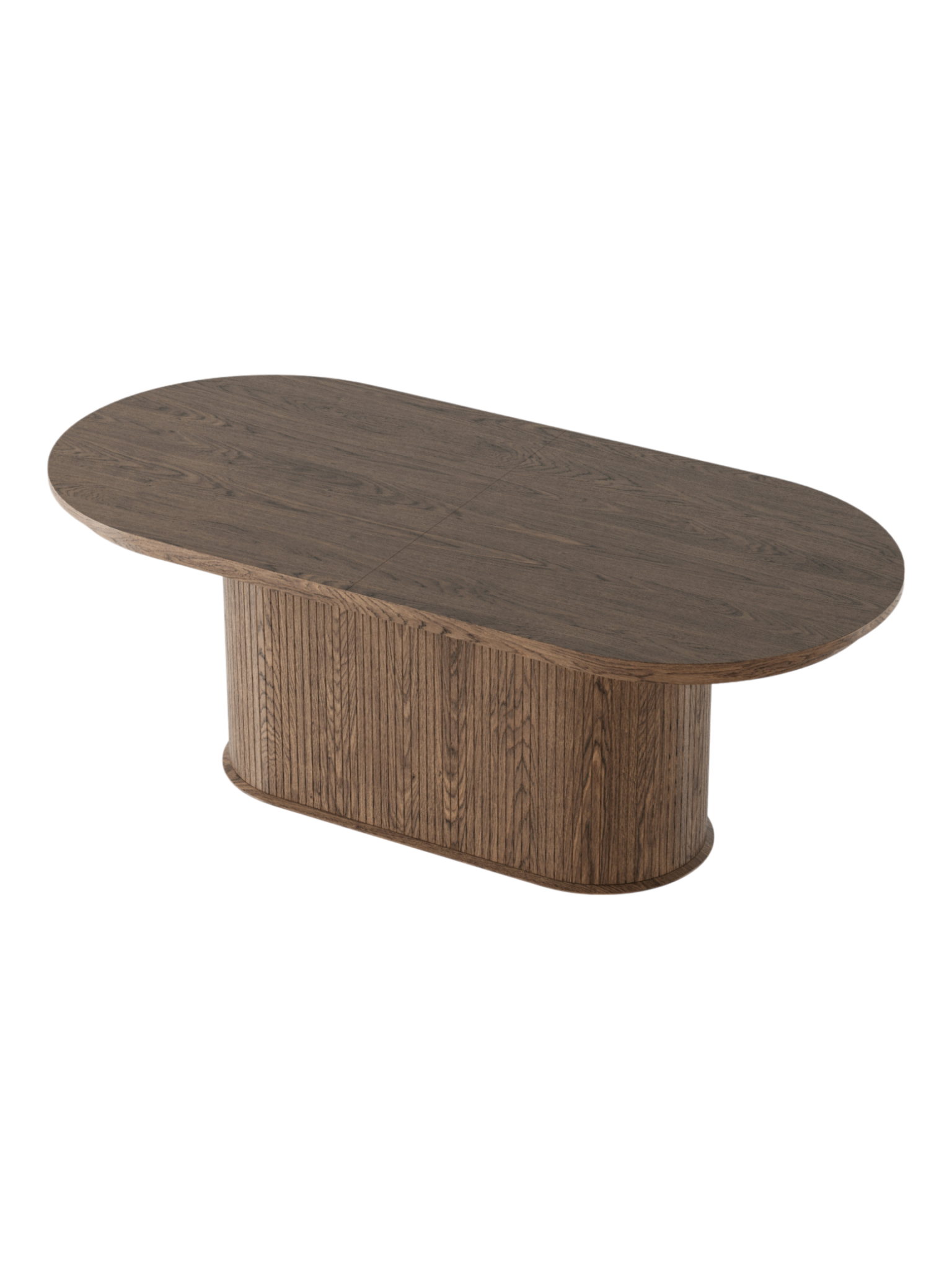 Malmo Oval Extendable Dining Table – Brown – Home Gallery