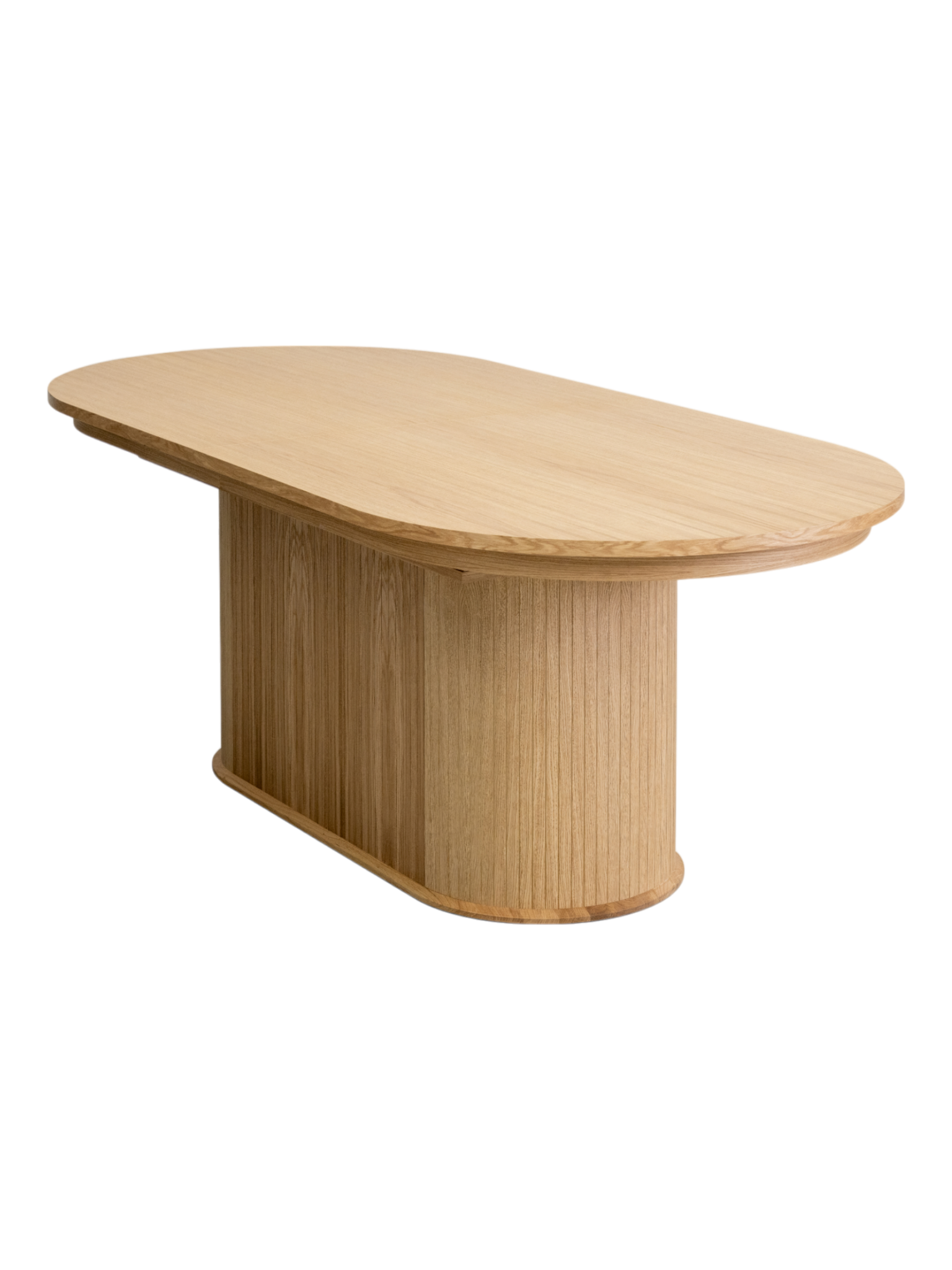 Malmo Oval Extendable Dining Table – Natural Oak – Home Gallery