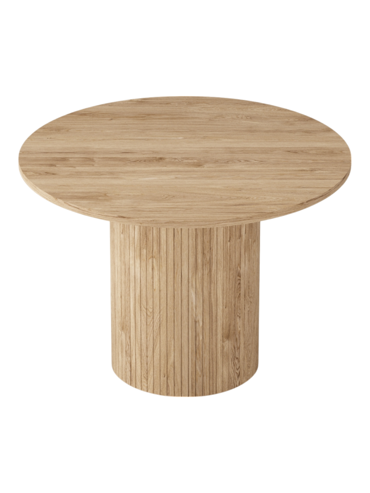 Malmo Round Extendable Dining Table – Natural Oak – Home Gallery